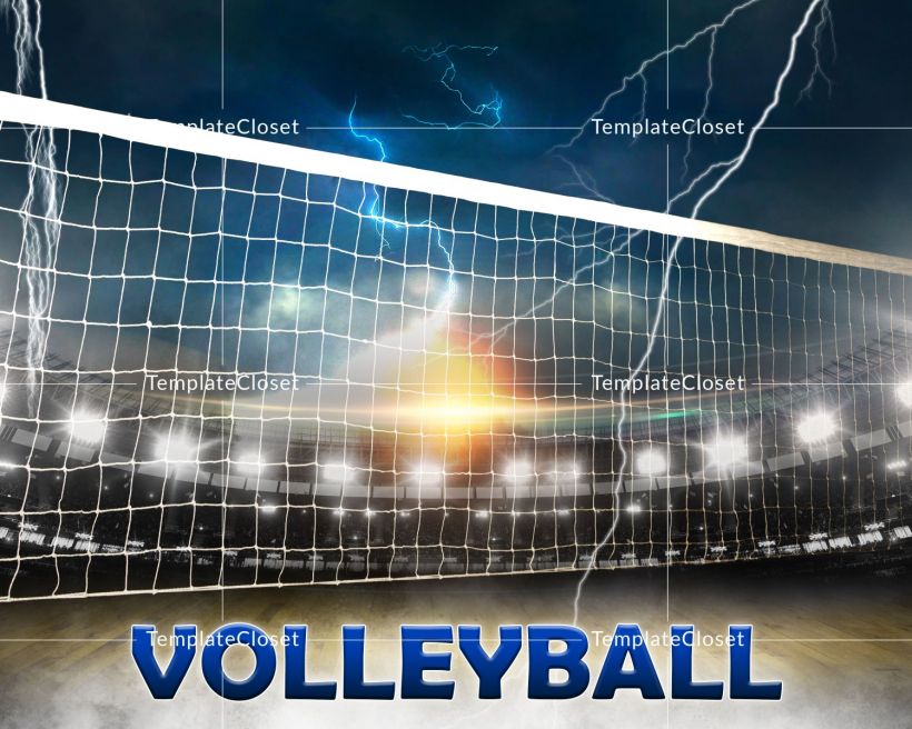 volleyball background template