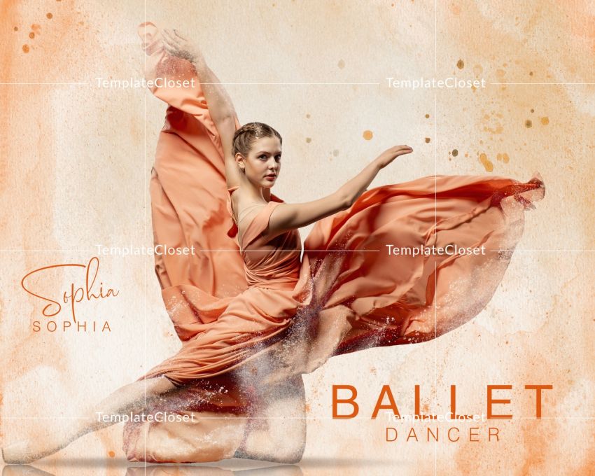 TemplateCloset - Ballet Dance Photography Template