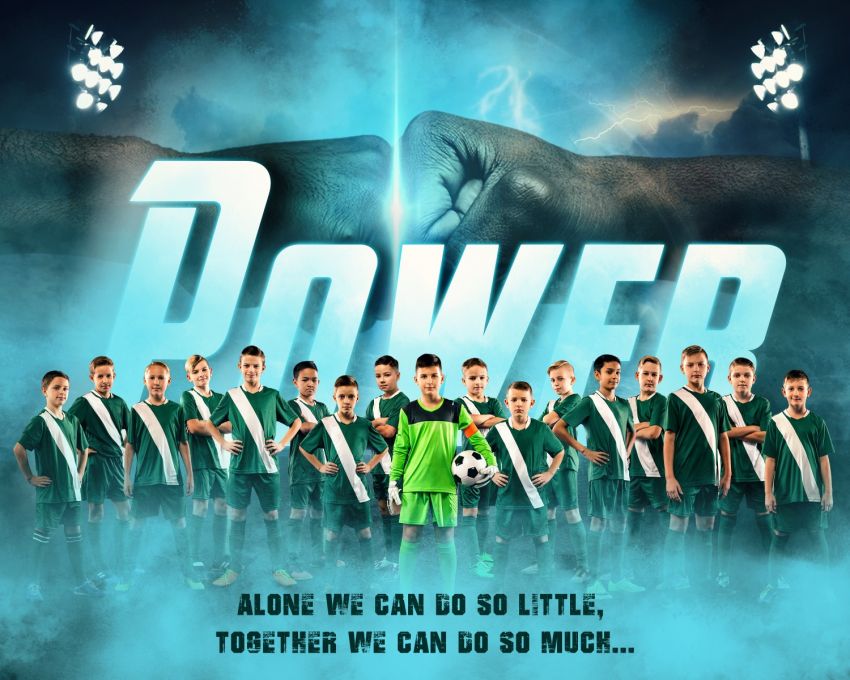 Template Closet - Football Dream Team Sports Background