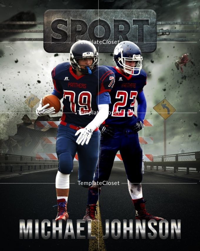 Template Closet - Sports Team Photography Template