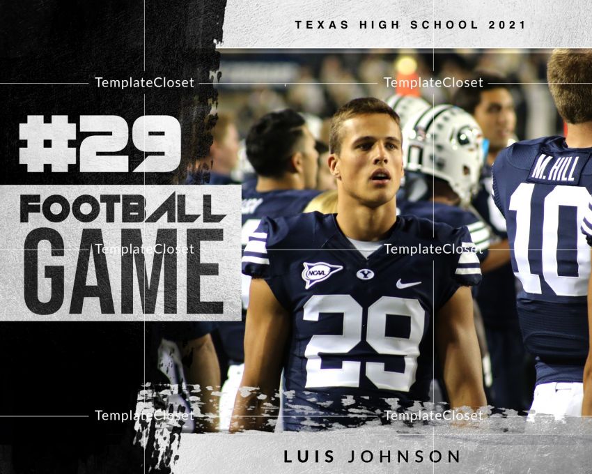 Football Photoshop Template