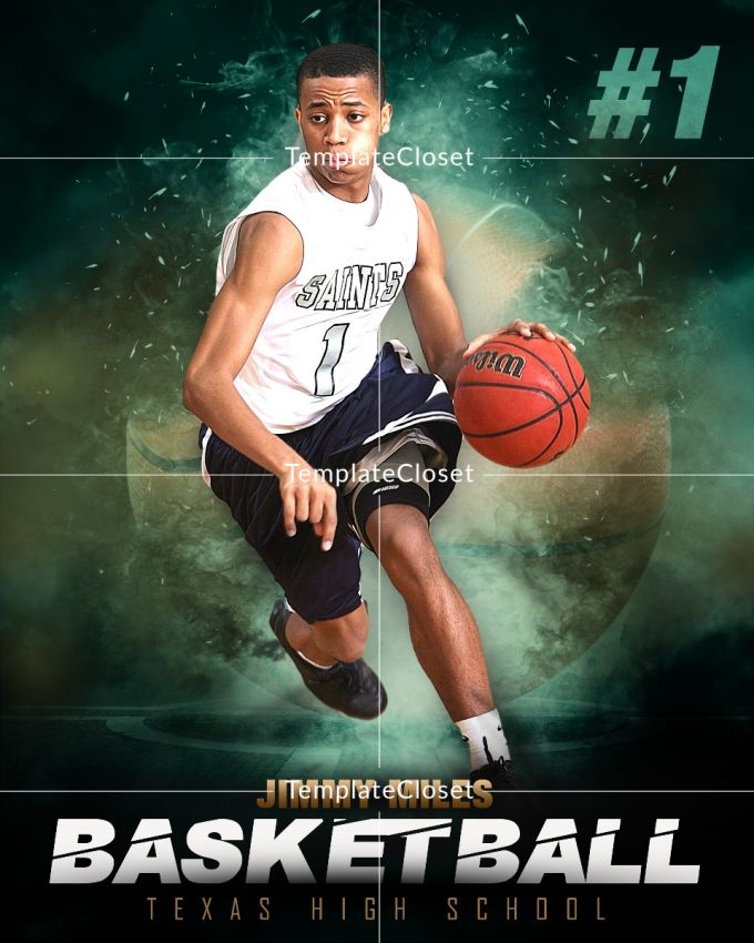 Basketball Jimmy Miles Template Photography