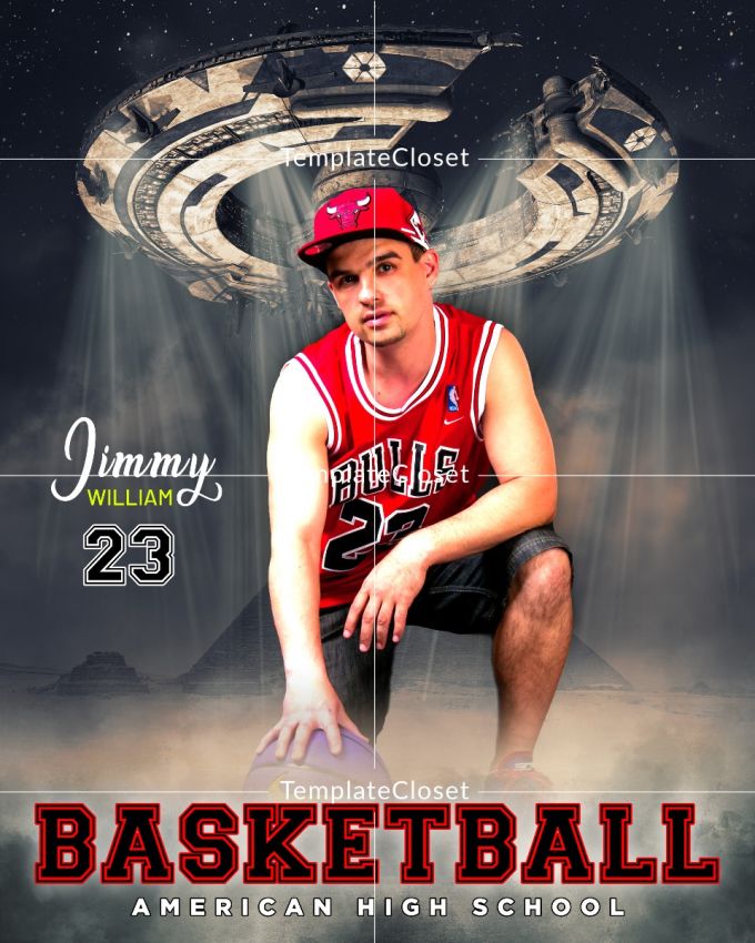 Basketball Jimmy William Template Photography