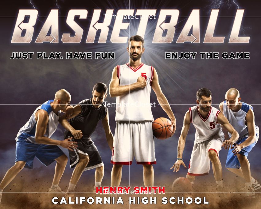 Basketball Enjoy The Game Template Photography