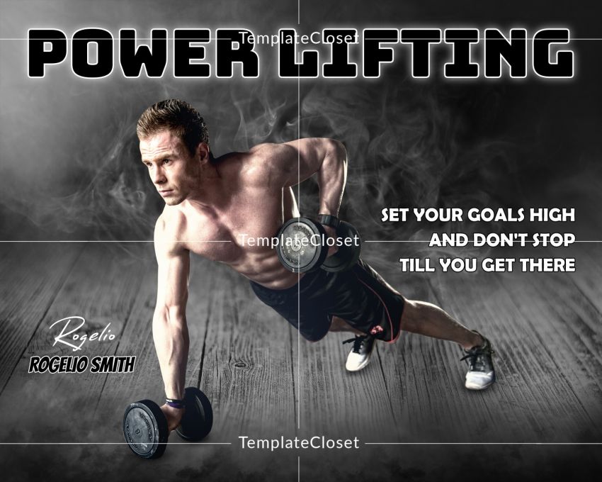 Rogelio Smith Power Lifting Template Photography