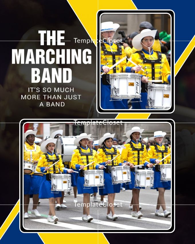 Marching Band Photoshop Template