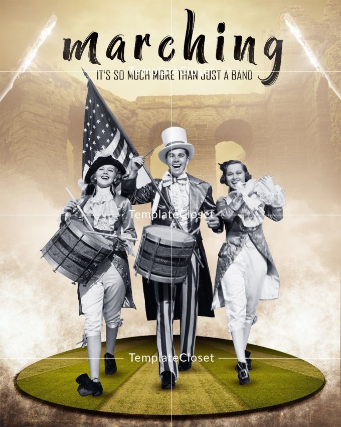 Marching Band Photoshop Photography