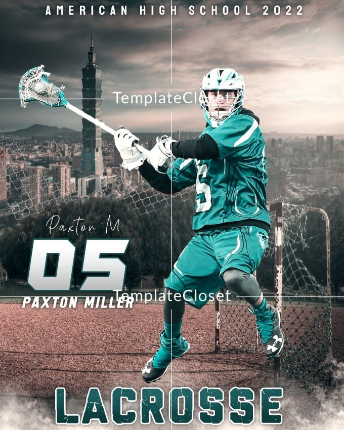 Lacrosse Paxton Miller Template Photography