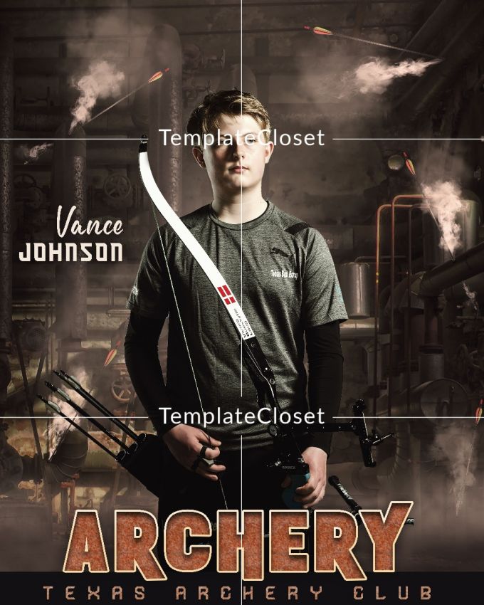 Archery Vance Johnson Template Photography