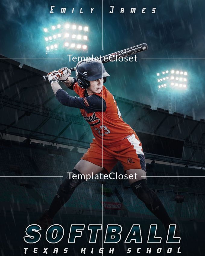 Emily James Softball Photography Template