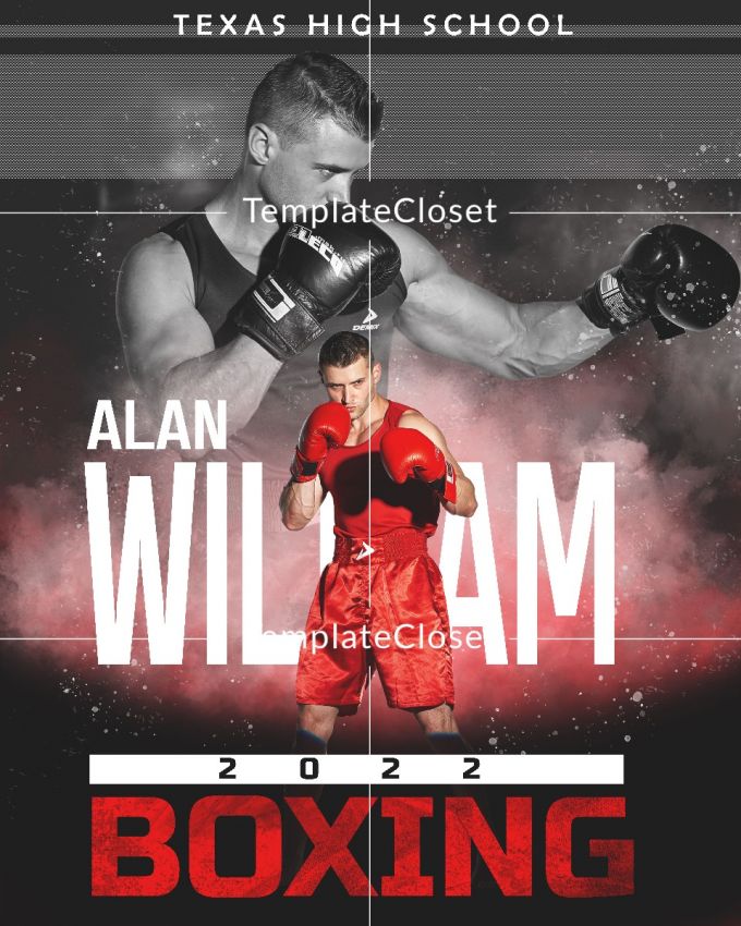 Boxing Photography Template