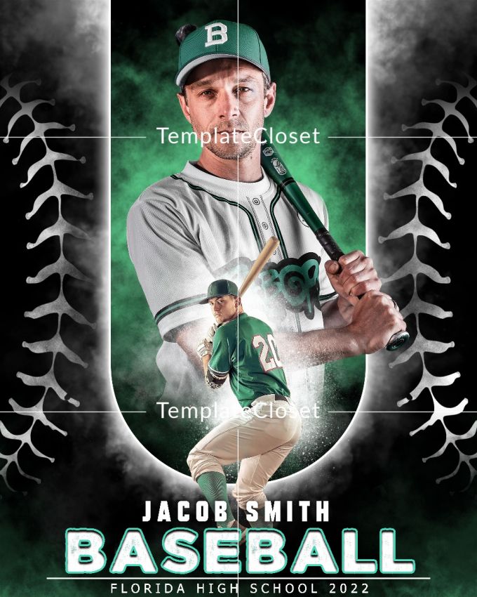 Jacob Smith Baseball Photography Template