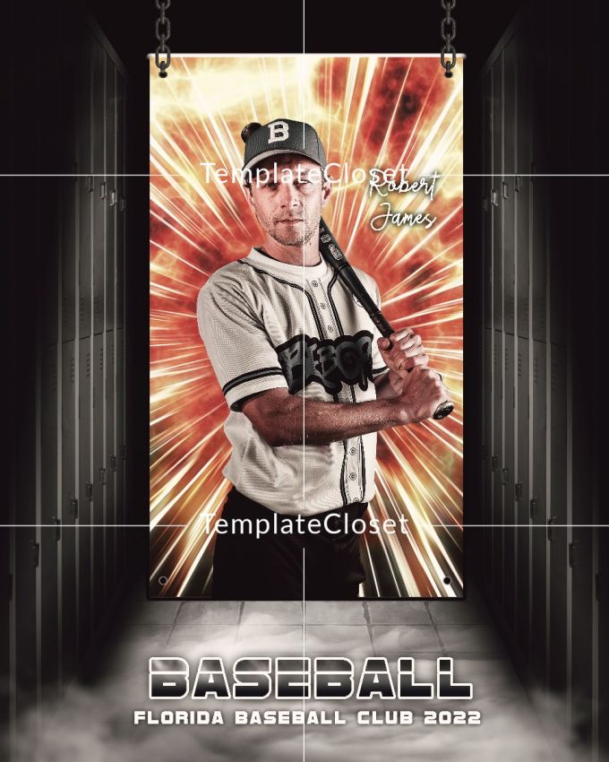 Robert James Baseball Photography Template