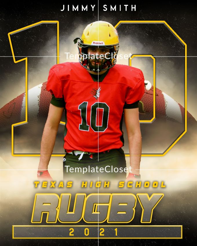 Rugby Jimmy Smith Template Photography