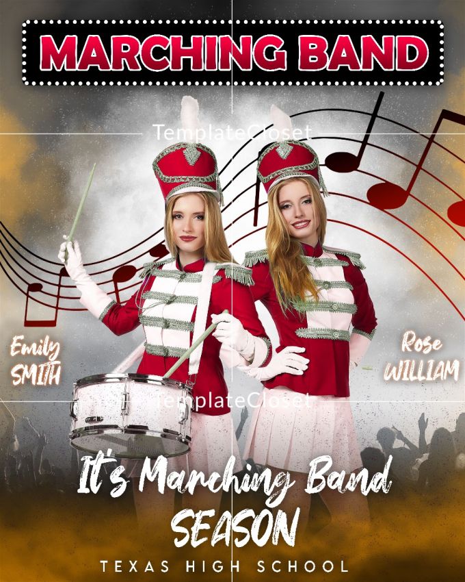 Marching Band - It's Marching Band Season Template