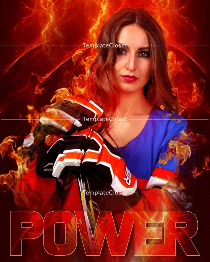 Template Closet - Power Women Photography Frame