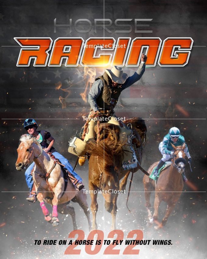Horse Racing Photography Template