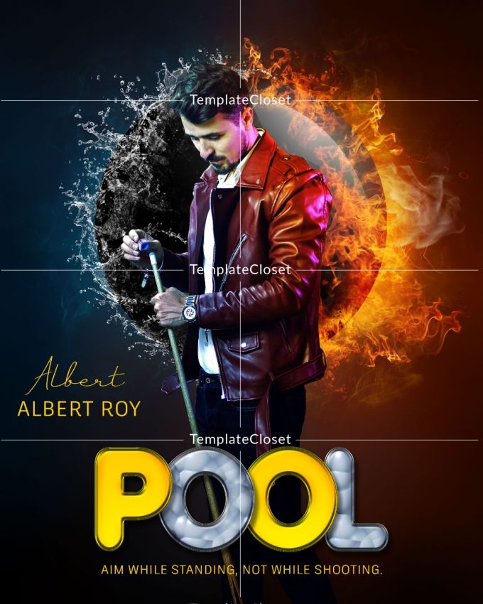Albert Roy Pool Photography Template