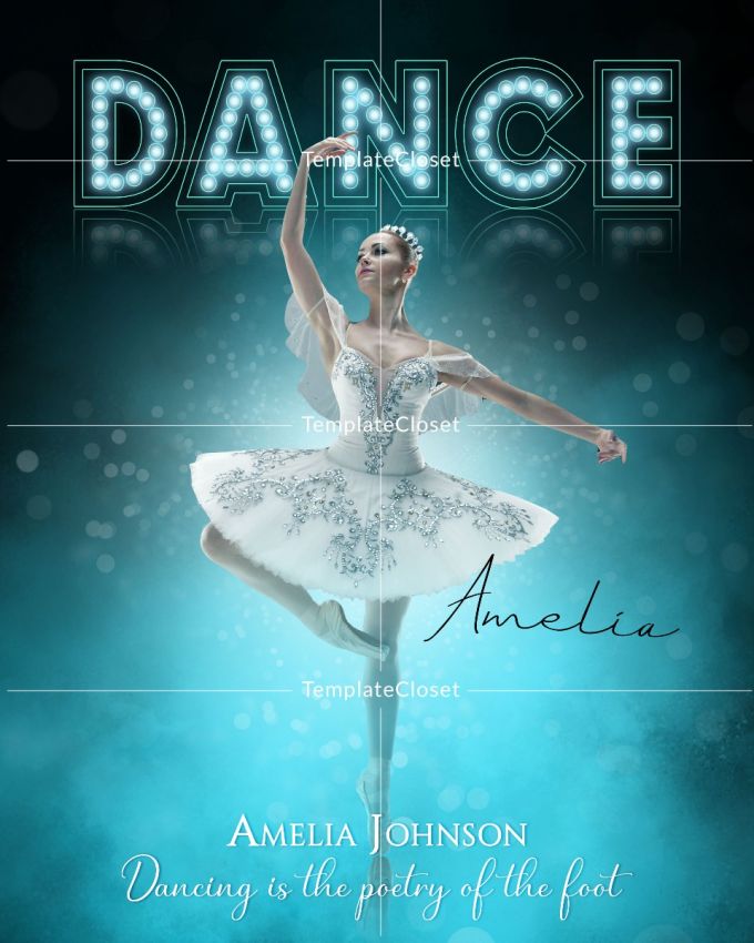 Amelia Johnson Dance Photography Template