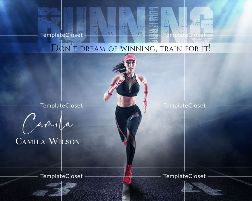 Camila Wilson Running Photography Template