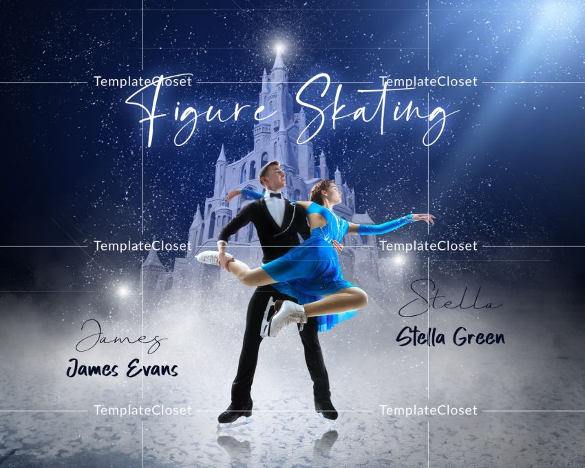 Figure Skating Photography Template