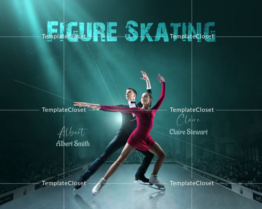 Figure Skating Photography Template