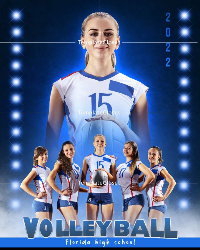 Volleyball Photography Template