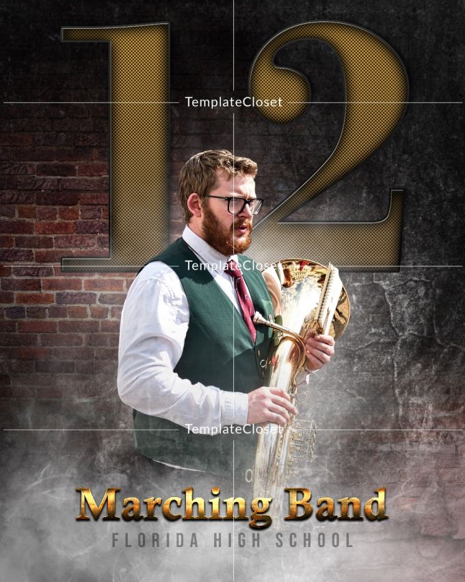 Customized Marching Band Themed Effect Template