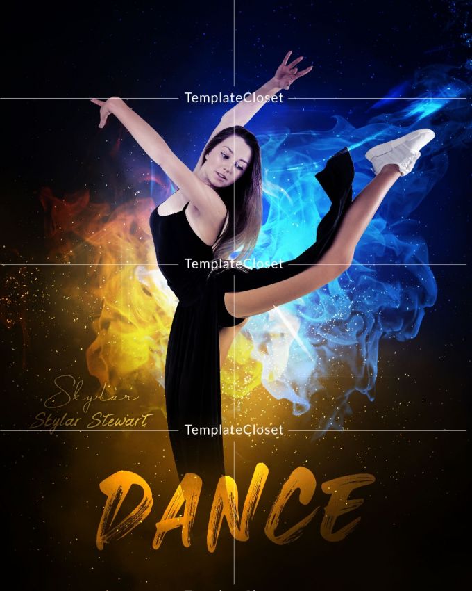 Best Dance Customized Photoshop Template