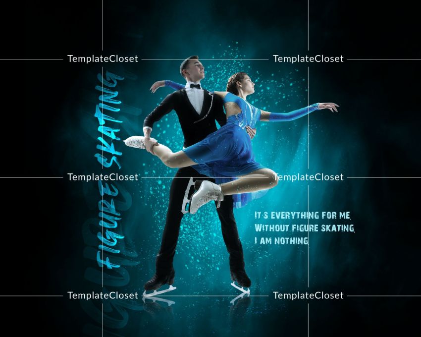 Figure Skating Photography Template
