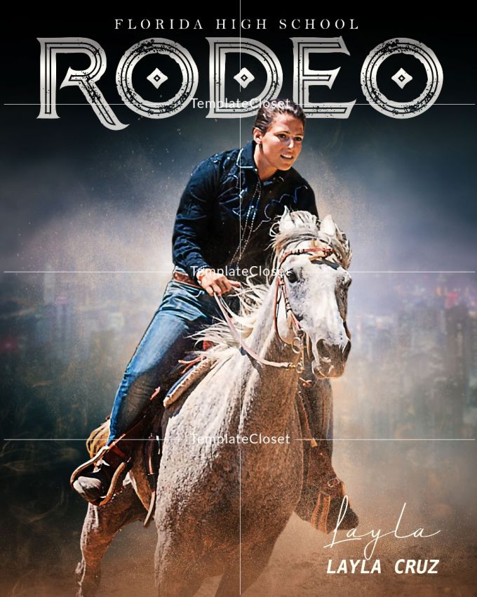 Layla Cruz - Rodeo Themed Effect Photography Template