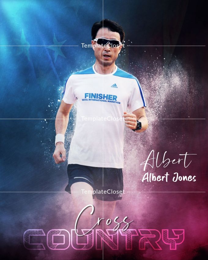 Albert Jones - Cross Country Color Effect Template