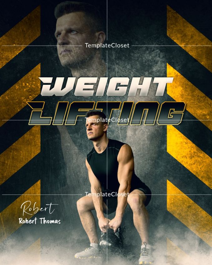 Customized Weight Lifting Template