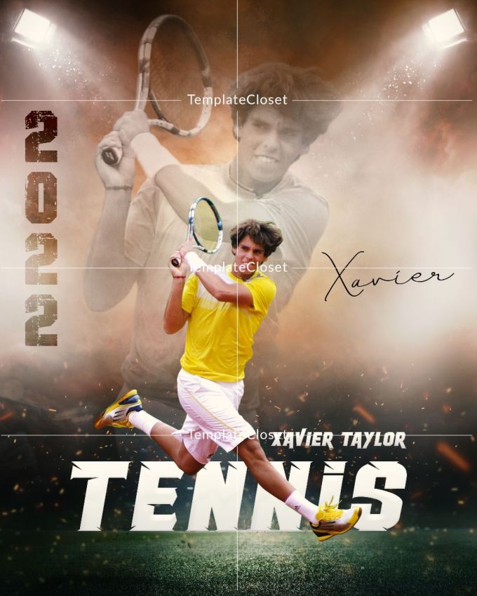 Xavier Taylor - Tennis Memory Mate Template