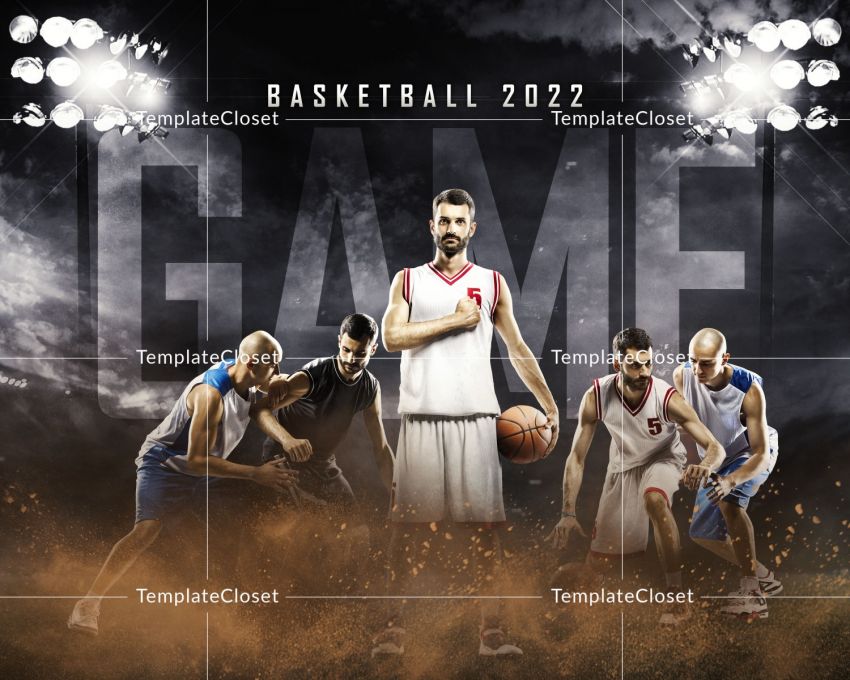 Basketball Team Memory Mate Template