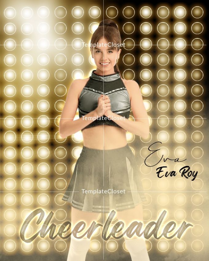 Eva Roy - Cheerleader Light Effect Customizable Template
