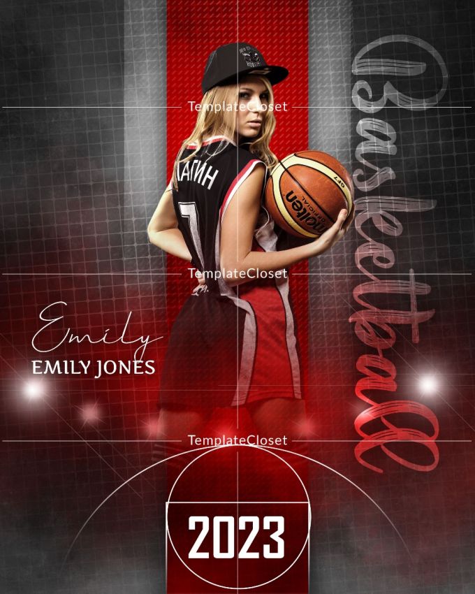 Emily Johnson - Basketball Enliven Effect Poster