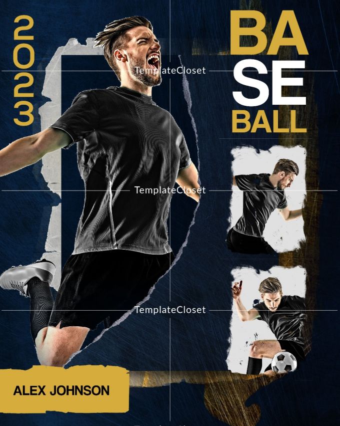 Customized Soccer Photoshop Photography Template
