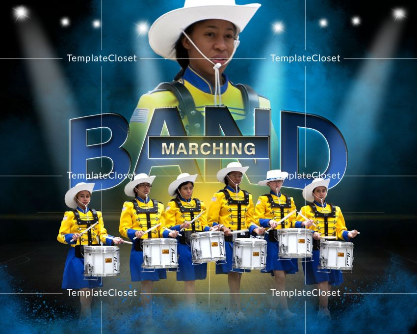 Marching Band With Light Effect Template