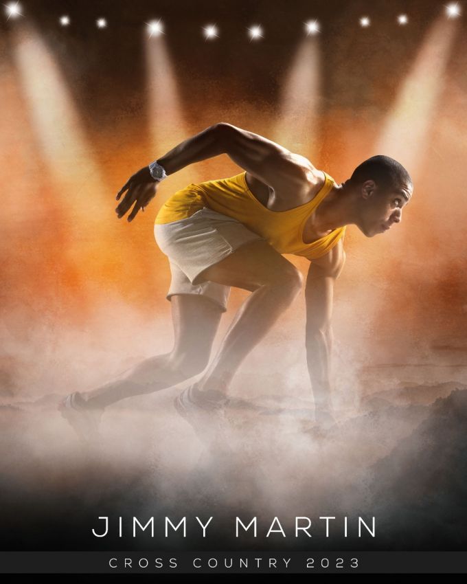 Cross Country Memory Mate Photoshop Template