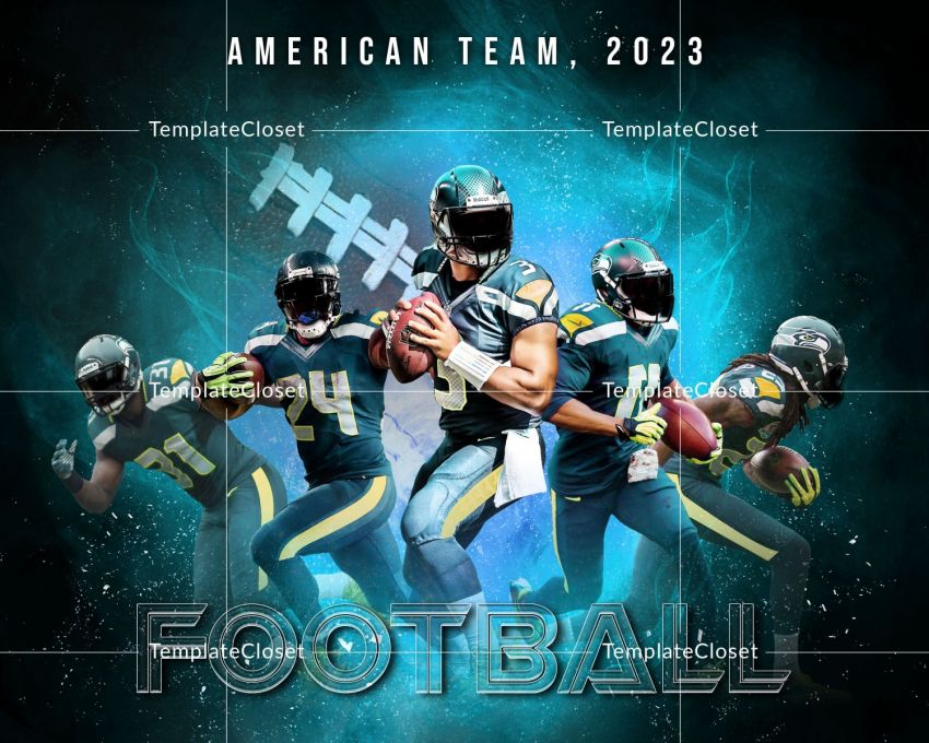 Football Team Photoshop Template