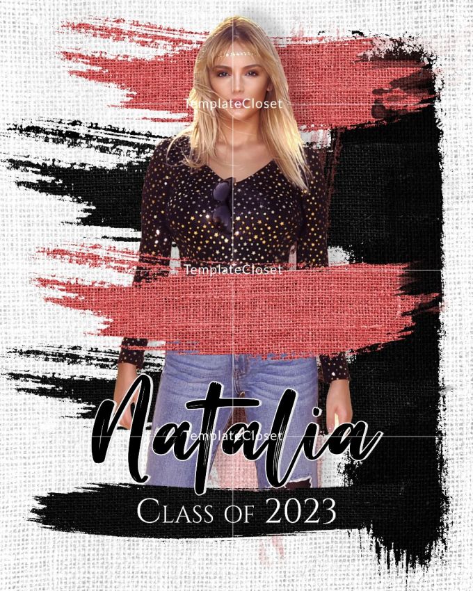 Customized Senior Photoshop Photography Template