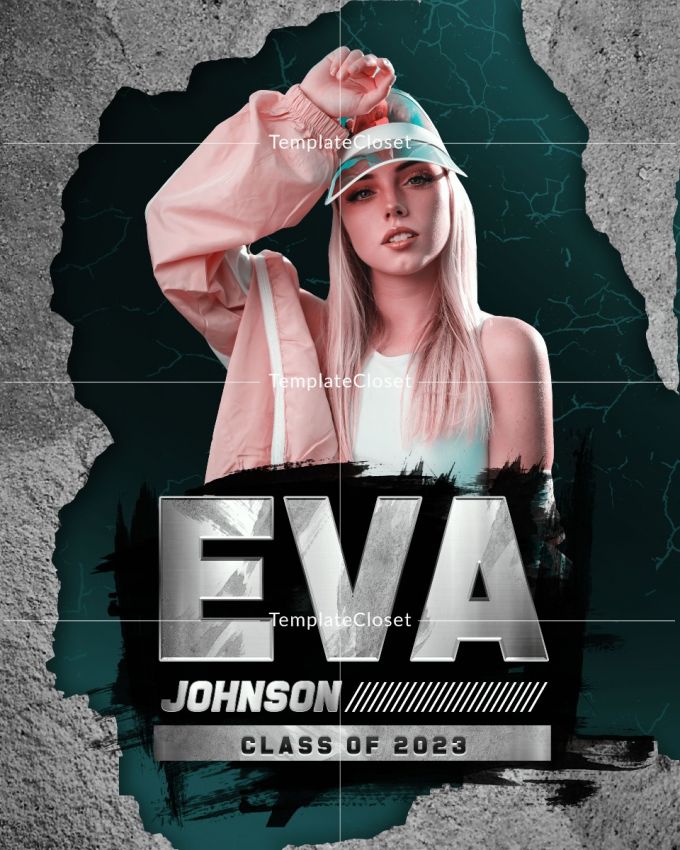 Customized Senior Photoshop Photography Template