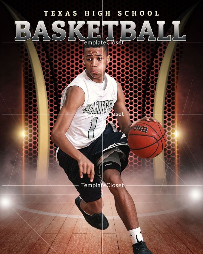 Basketball Game Day Photography Poster