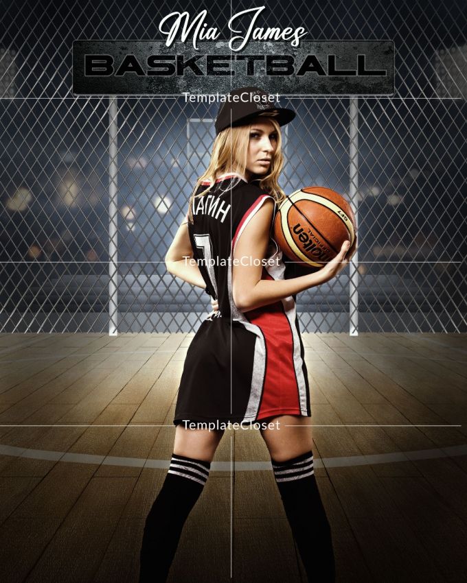 Basketball Print Ready Sports Template