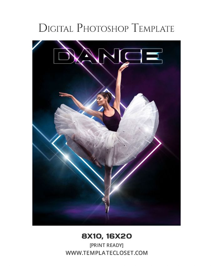 Dance Photography Photoshop Template