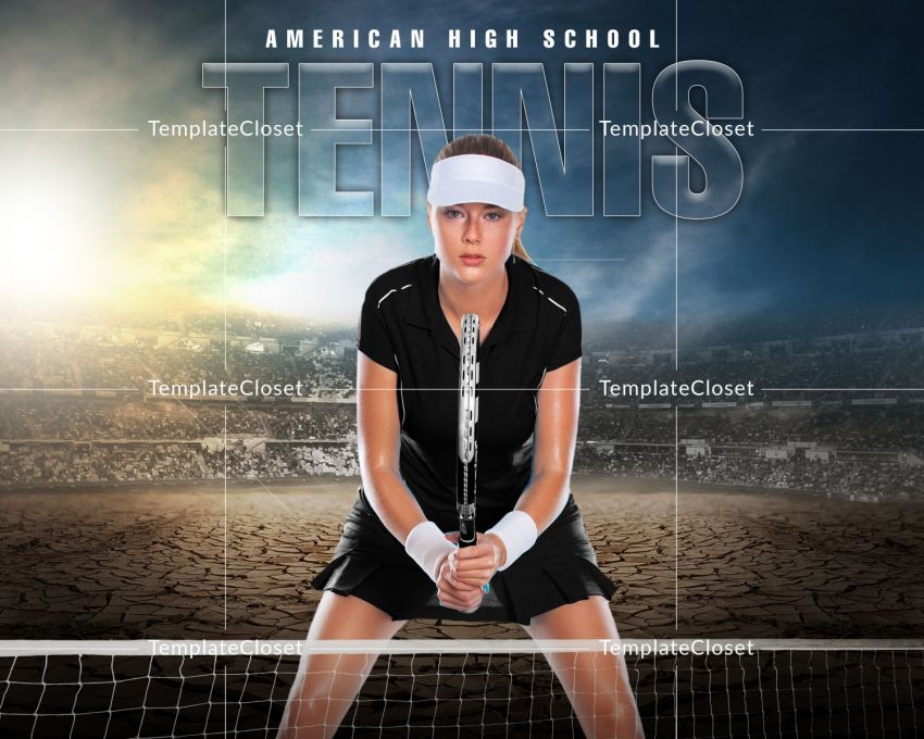 Tennis Sport Print Ready Template