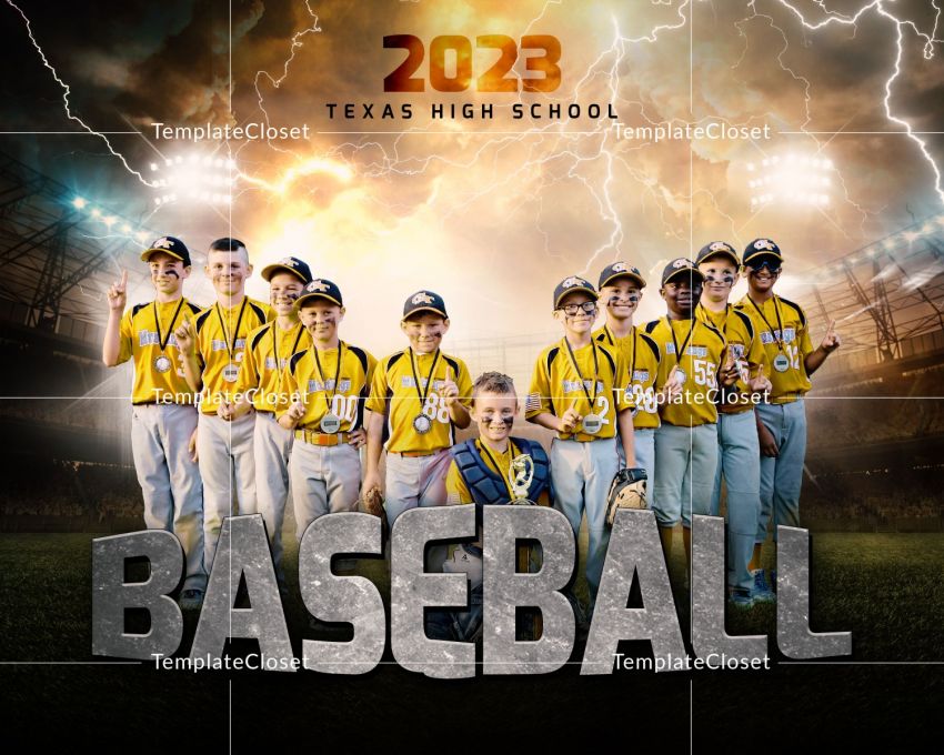 Baseball Team Print Ready Template
