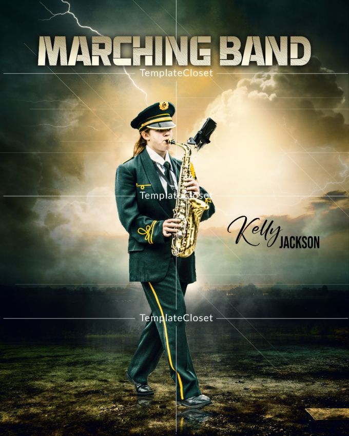 Marching Band Best Light Effect Template
