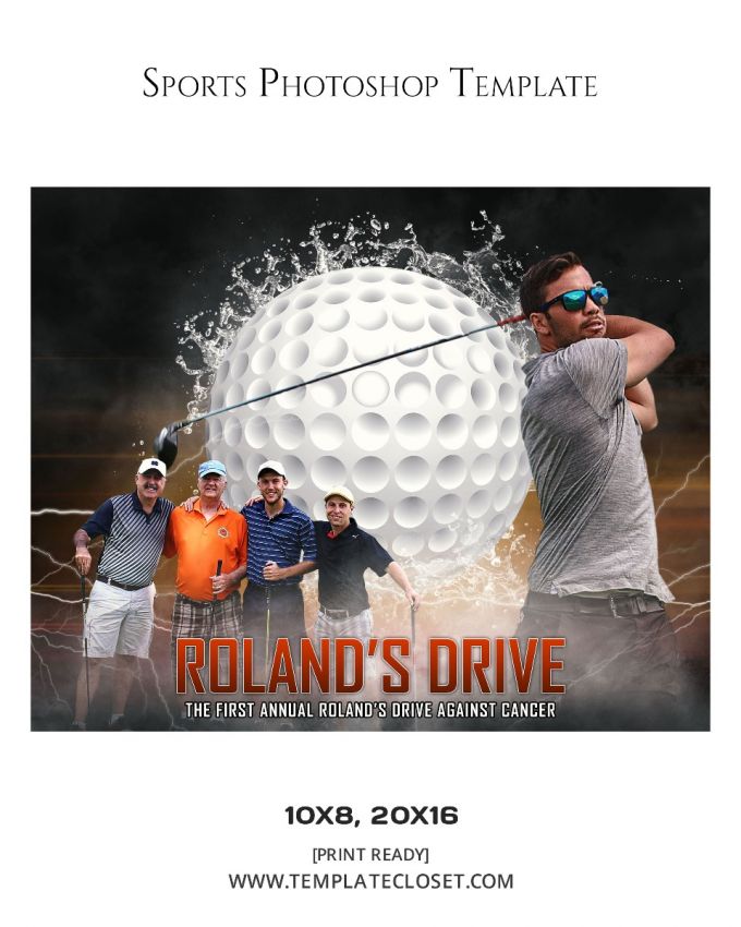 Golf Sport Photography Template